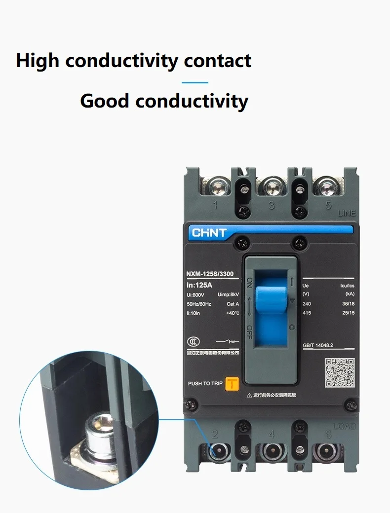 Three-phase MCCB 63A to 1200A - Reliable Circuit Breakers