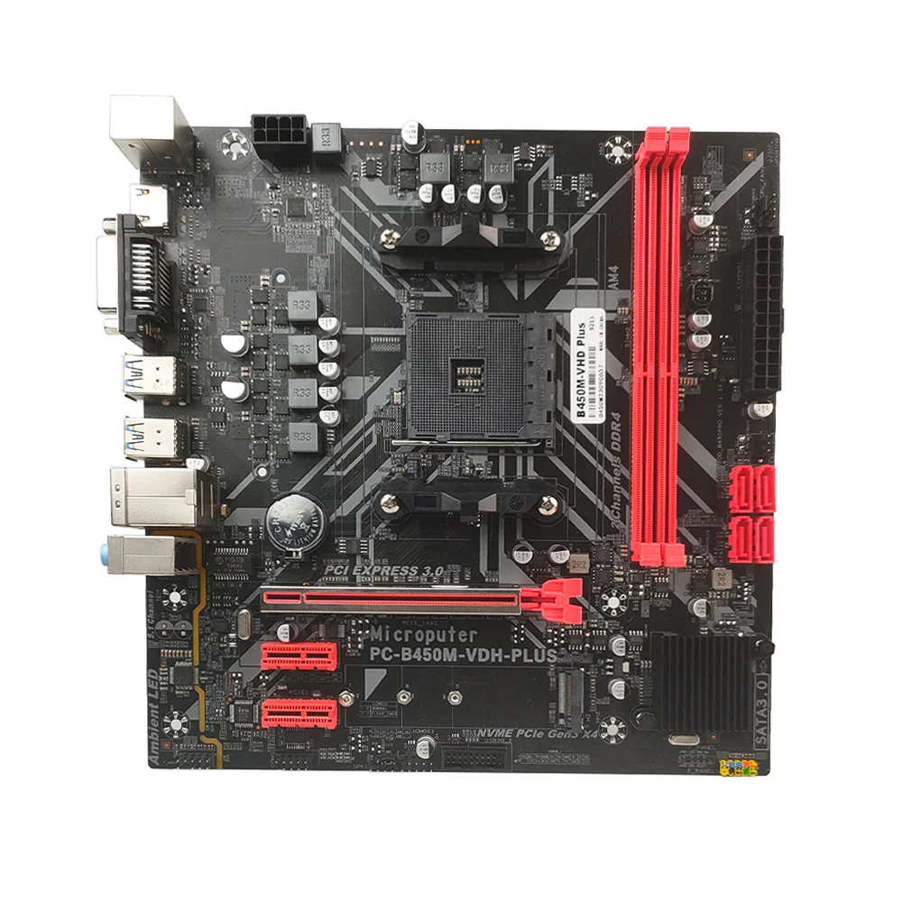 Pcwinmax Am4 B450 Desktop Computer Matx Motherboard Ddr4 B450 Custom ...