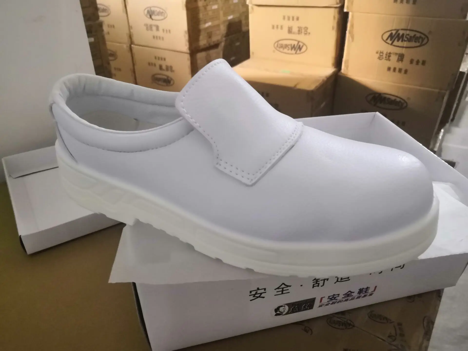 Functional Industrial Safety Shoes Esd/ Antislip/steel Toe Working ...