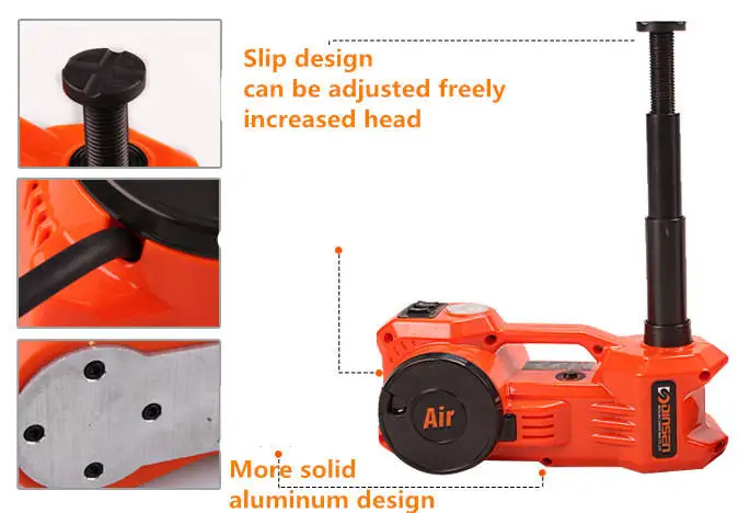 HF045 Car Electric Jack - 3 in 1 Emergency Tool Kit