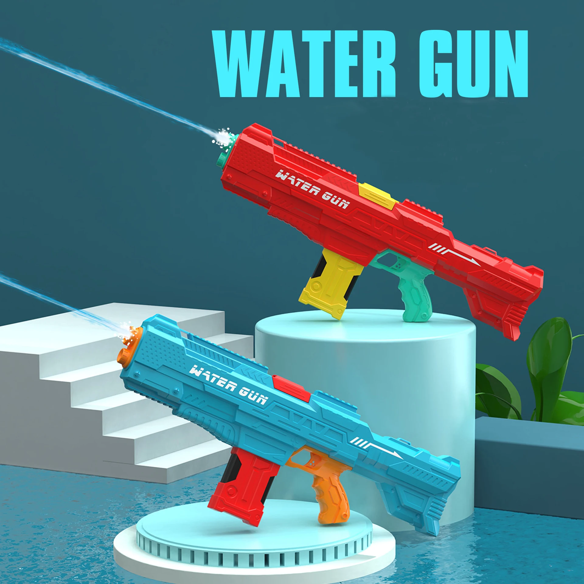 Electric Water Gun For Adult Kid Automatic Water Squirt Guns With High ...