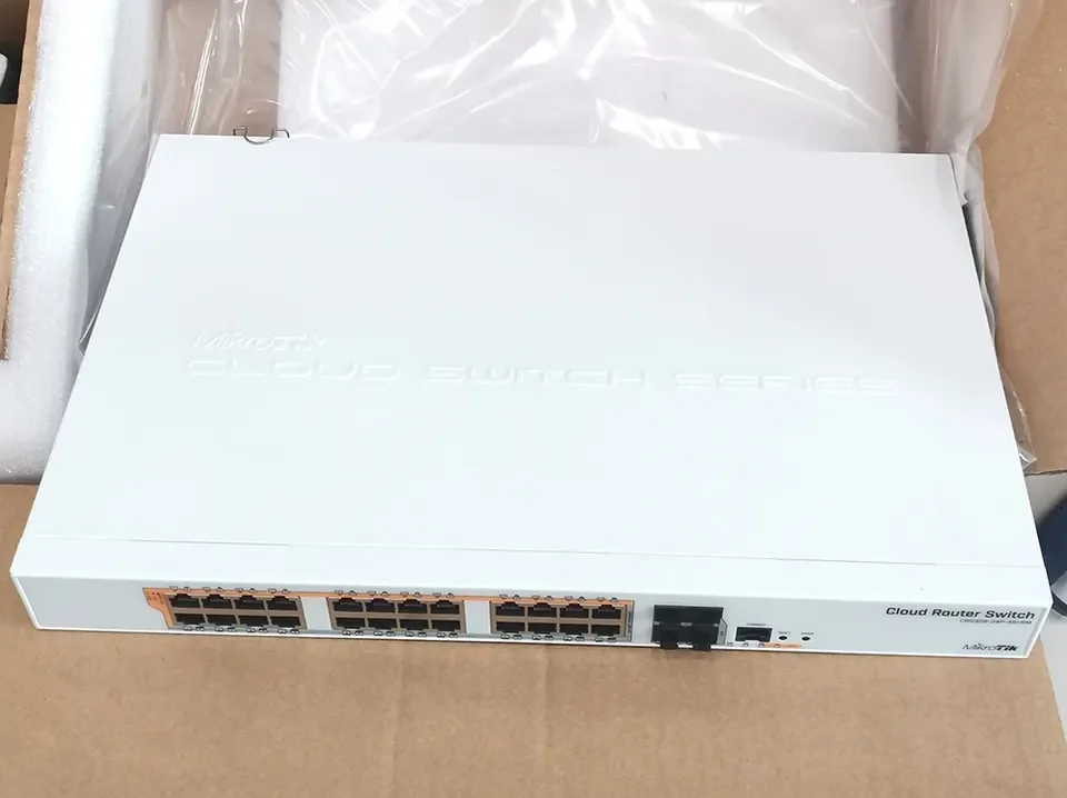 New Original Mikrotik 4-port 10 Gigabit 24 Port Poe Gigabit Network ...