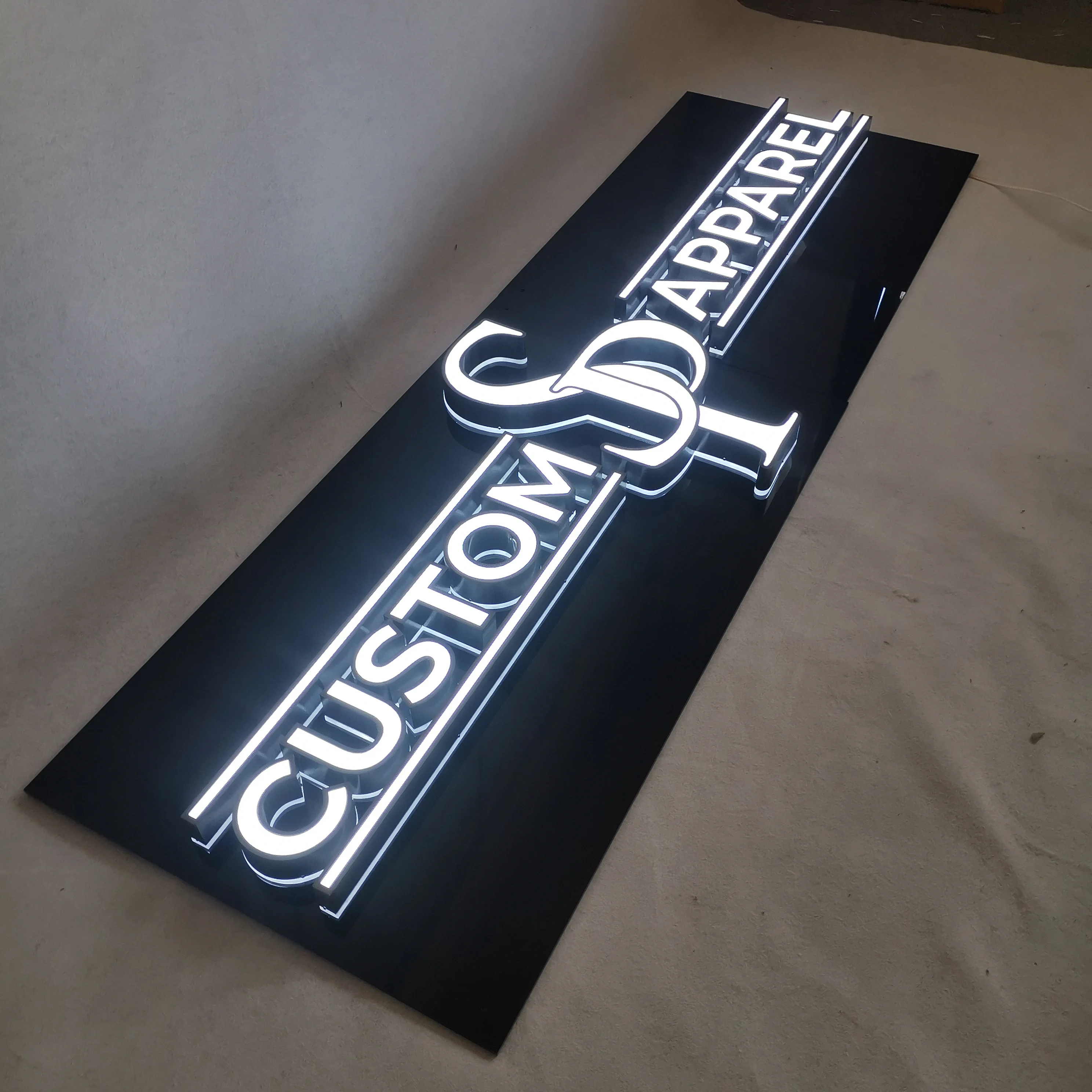 Frontlit Backlit Alphabet Lettering Signs Outdoor Led Advertising 3d ...