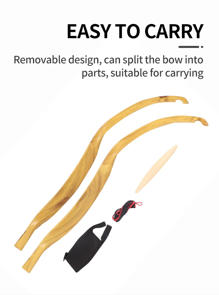 25 Lbs Traditional Recurve Bow - Perfect for Archery Hunting