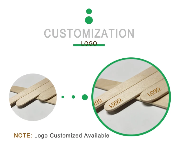 Biodegradable Rectangle Disposable Wooden Ice Cream Sticks For Diy ...