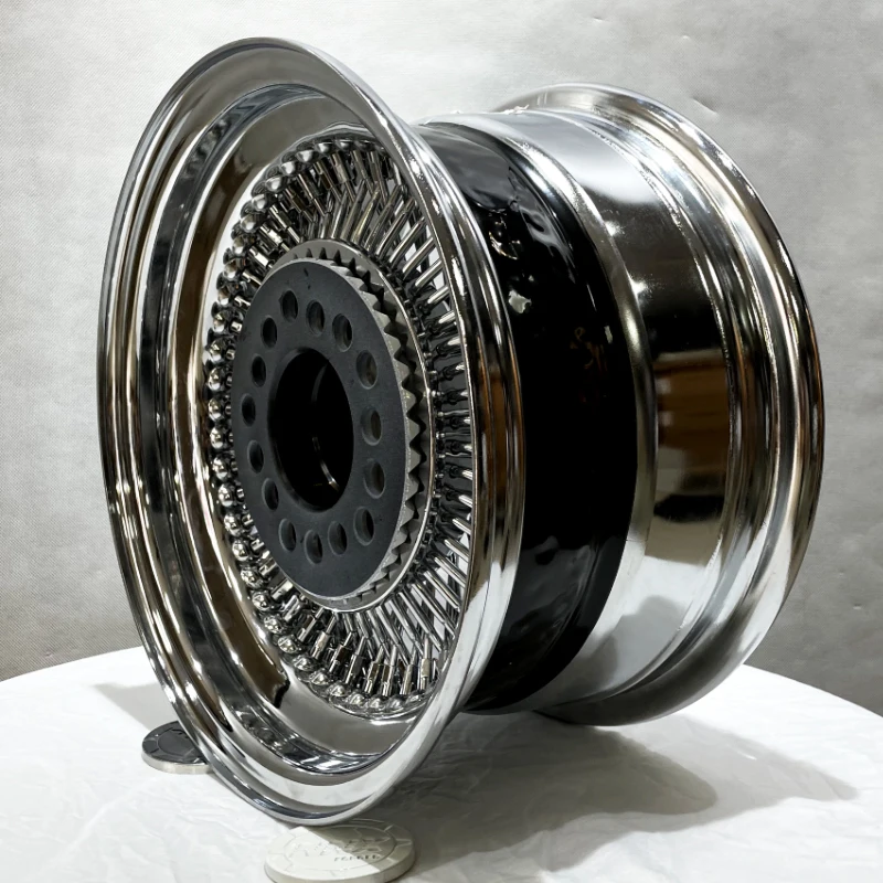 High Quality Wheels 13 14 15 16 17 18 19 20 Inch 13x7 72 Spokes Steel ...