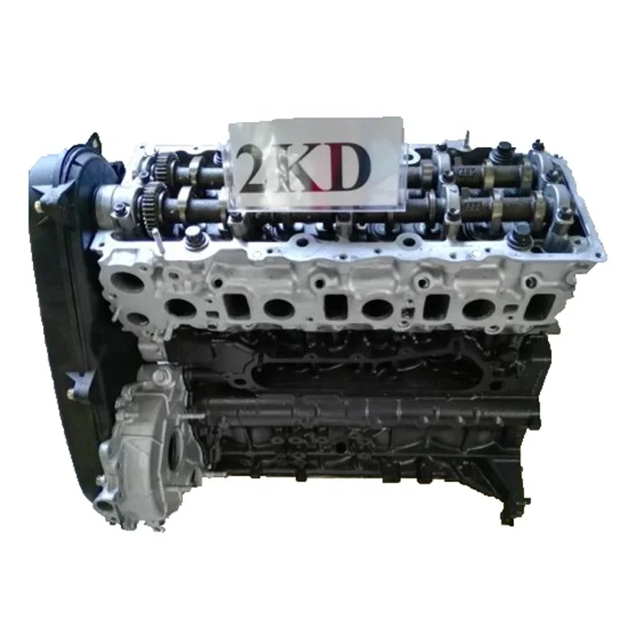 1KD 2KD Engine Assembly Long Block - 3.0L Diesel for Toyota Hilux Hiace