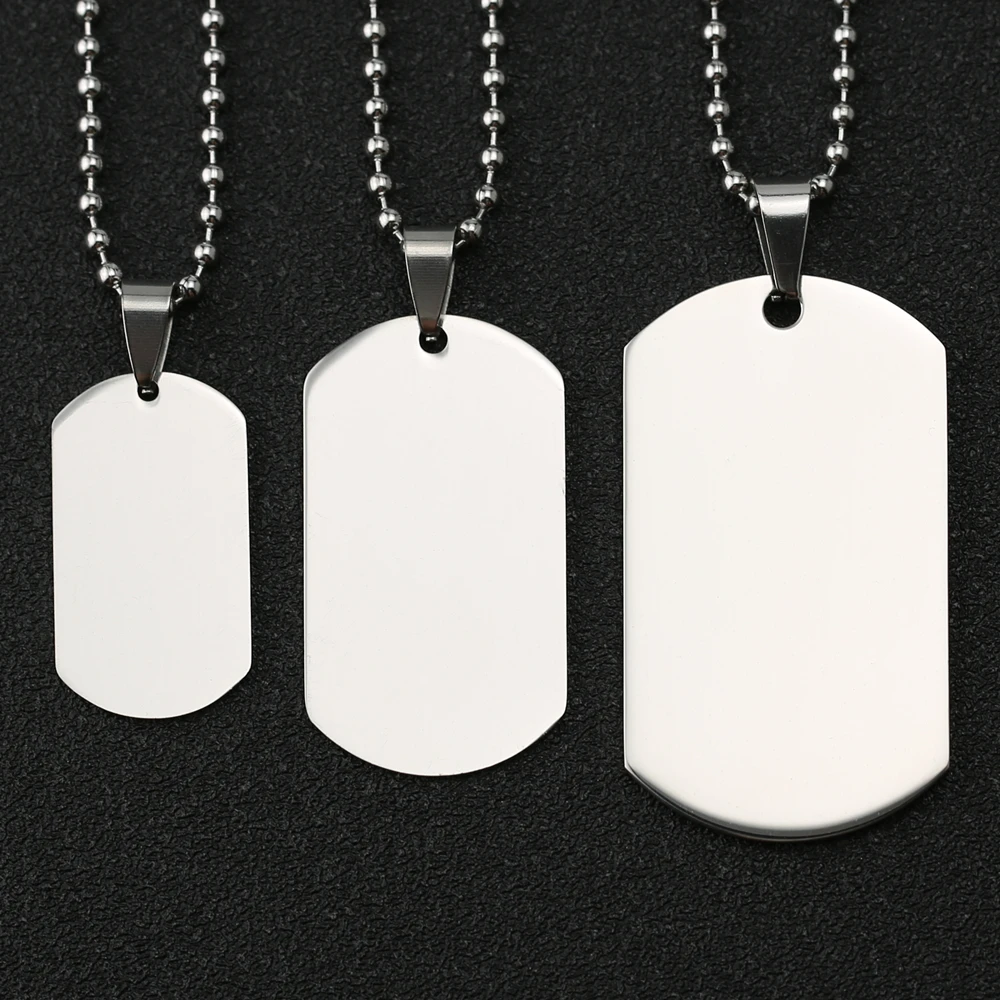 Custom Engraved Dog Tags - High Quality Stainless Steel