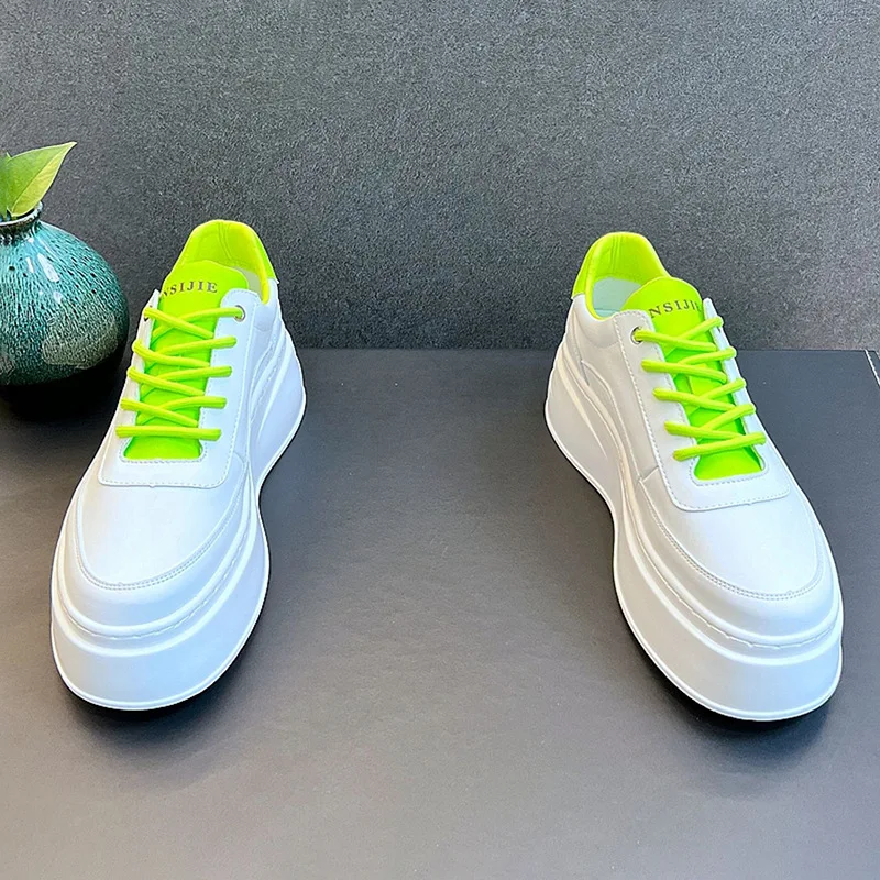 Custom New Brand Design Fashion Trendy White Shoes