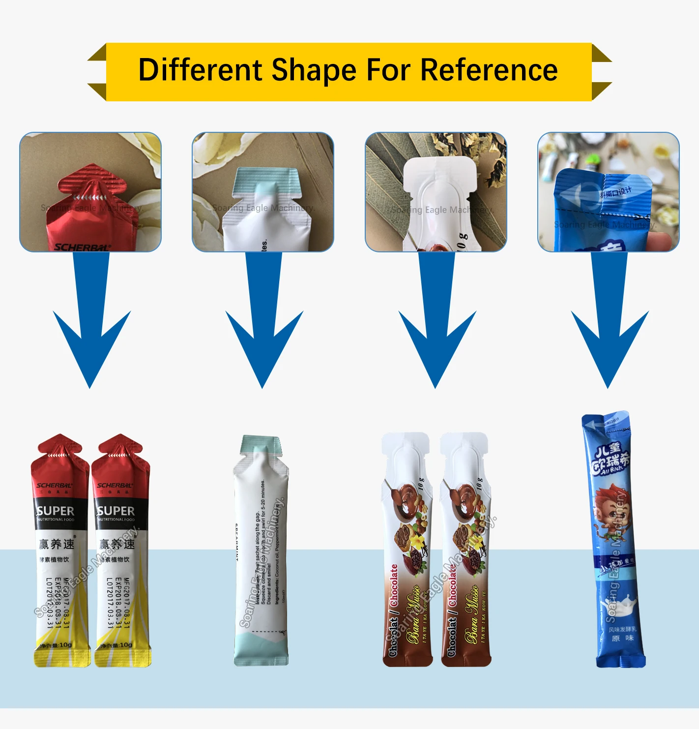 Automatic Liquid Sachet Bag Packing Machine For Honey Packaging Pure ...