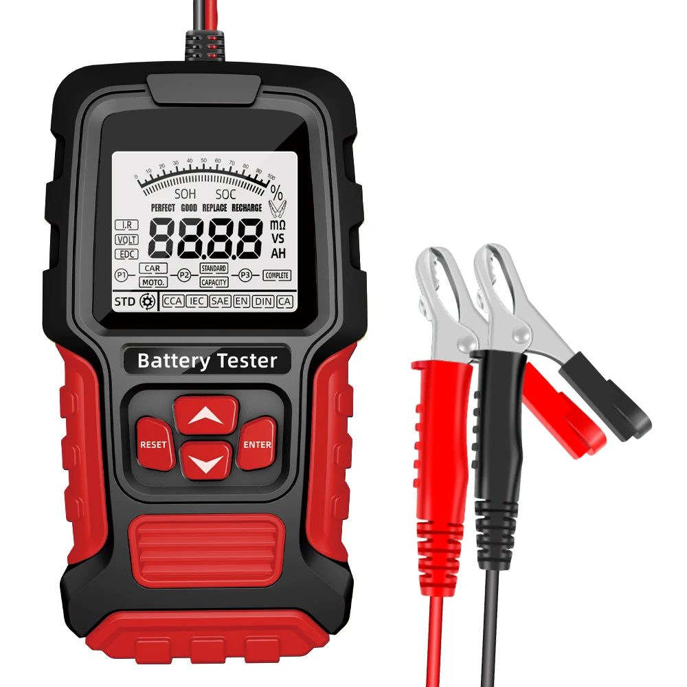 Newest Auto 12v 24v Battery Tester Internal Resistance Tester Cca Lead ...