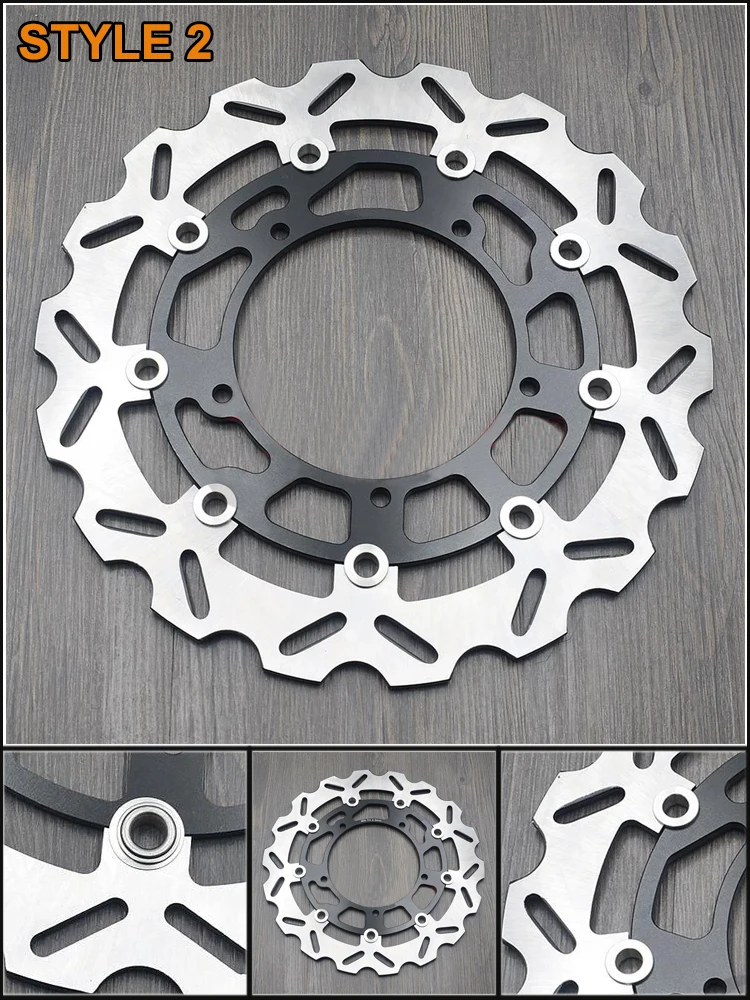 Factory Custom Motorcycle 320mm Floating Front Brake Discs For Yamaha ...