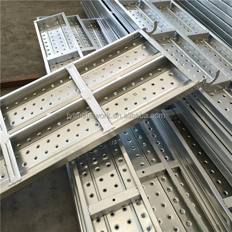 Galvanized Steel Catwalk Metal Scaffolding Painted Plank Pedal Walk ...
