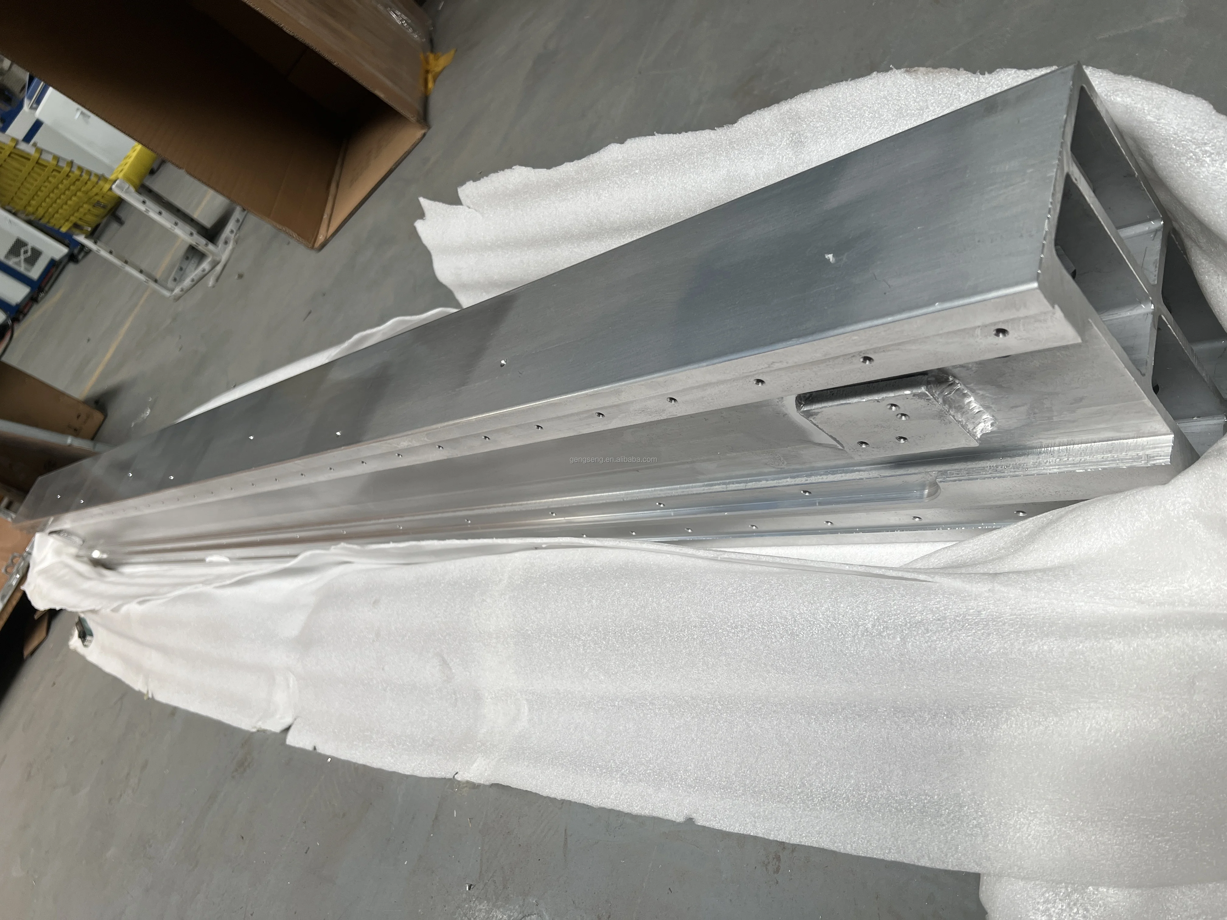 Aluminium Gantry Crossbeam X Axis Beam for CNC Laser Cutting Machine