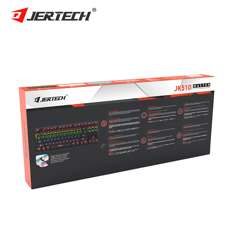 Jertech Jk510 Cherry Cyan Axis Minimalist Fashion Standard Keyboard ...
