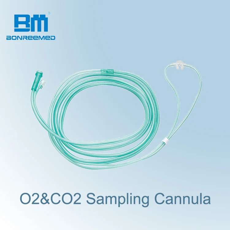 Nasal Oxygen Cannula O2 & Co2 Sampling Cannula High Quality With Nasal ...