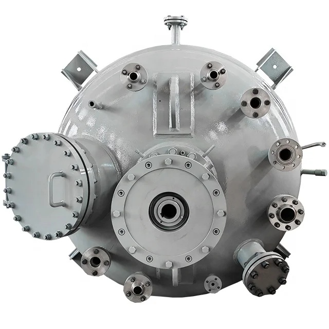 5000L Cladding Plate High Pressure Jacketed Heating Batch Stainless ...