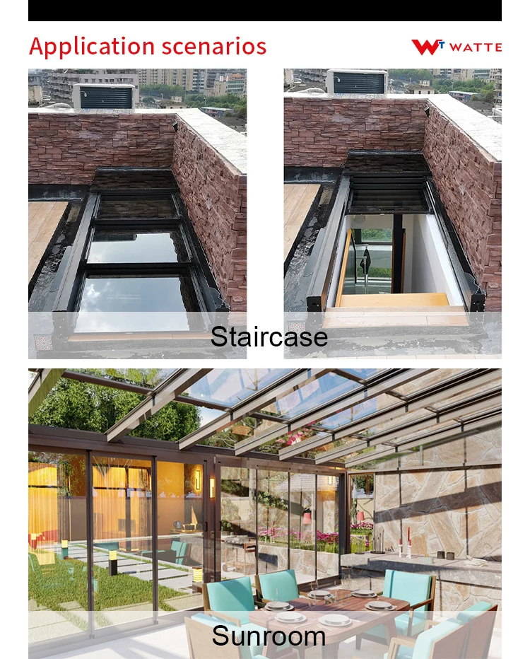 Indoor Patio Electric Transparent Bulletproof Glass Window Top Covers ...