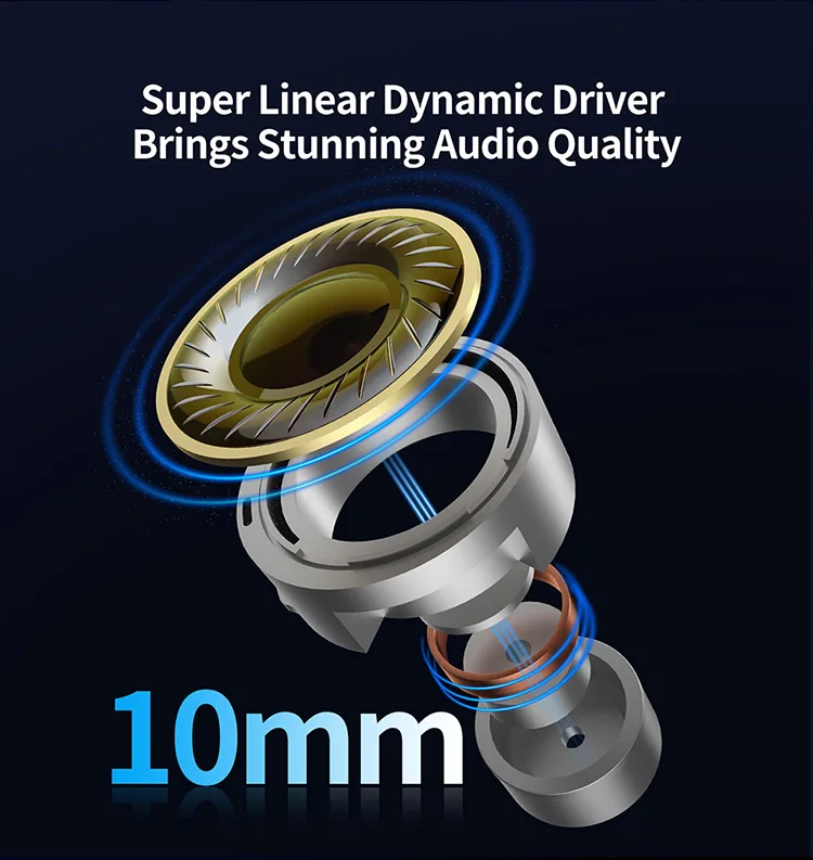 KZ XTRA QCC3091 ANC TWS Earphone - 8h Battery Life Stereo Earbuds