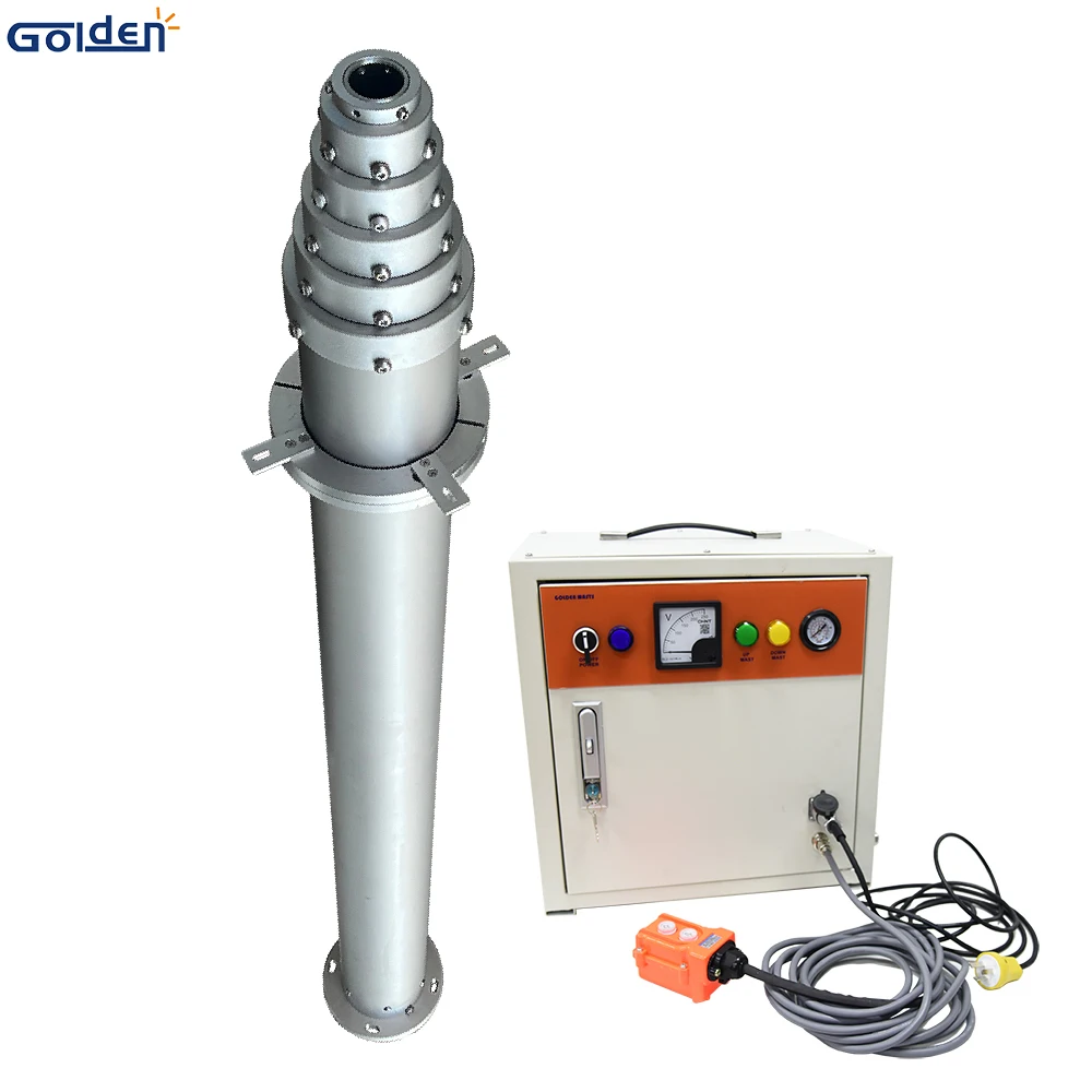 Pneumatic Telescopic Pole Mast - 9m Height, 50kg Load, OEM | Wholesale