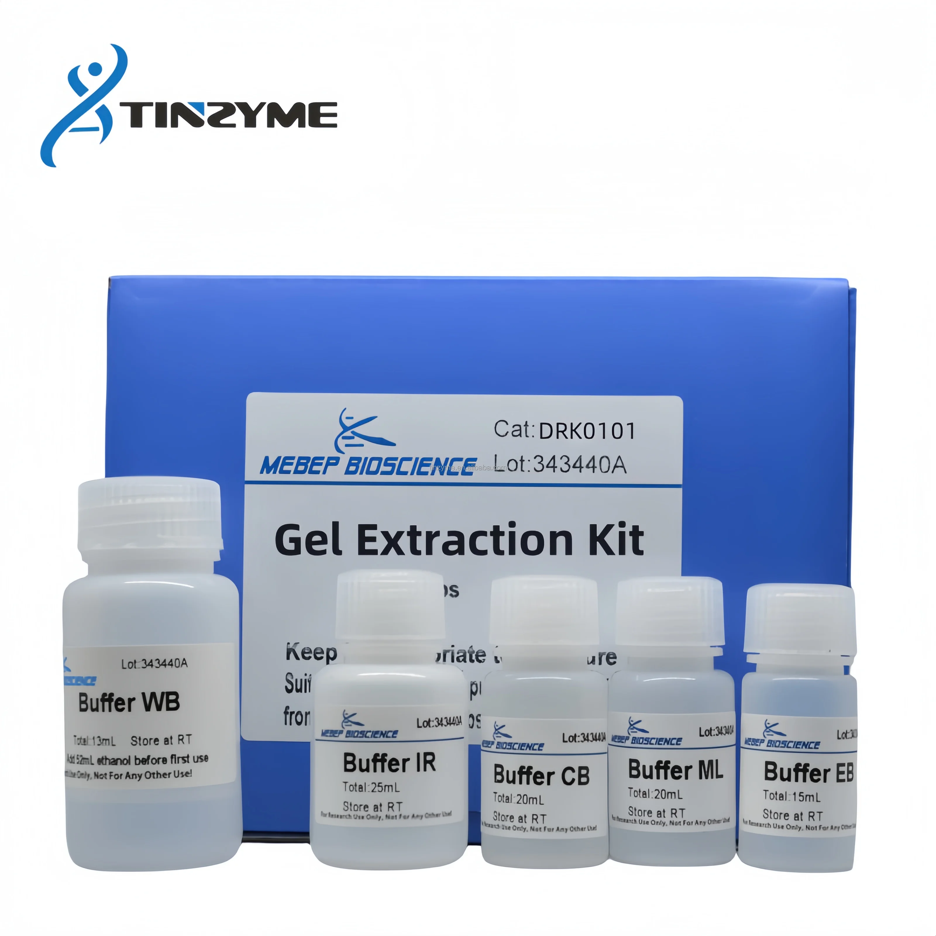 Tinzyme DRK0101 Gel Extraction Kit with 99% Purity for DNA Recovery ...