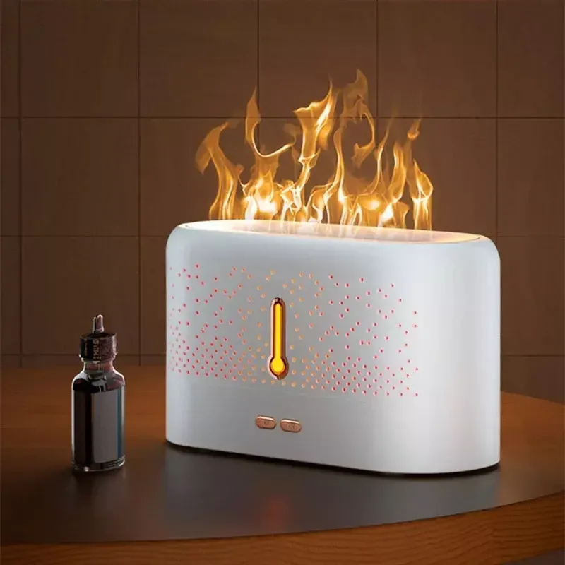 Ultrasonic 3d Fire Flame Aroma Diffuser Scent Diffuser Machine With ...
