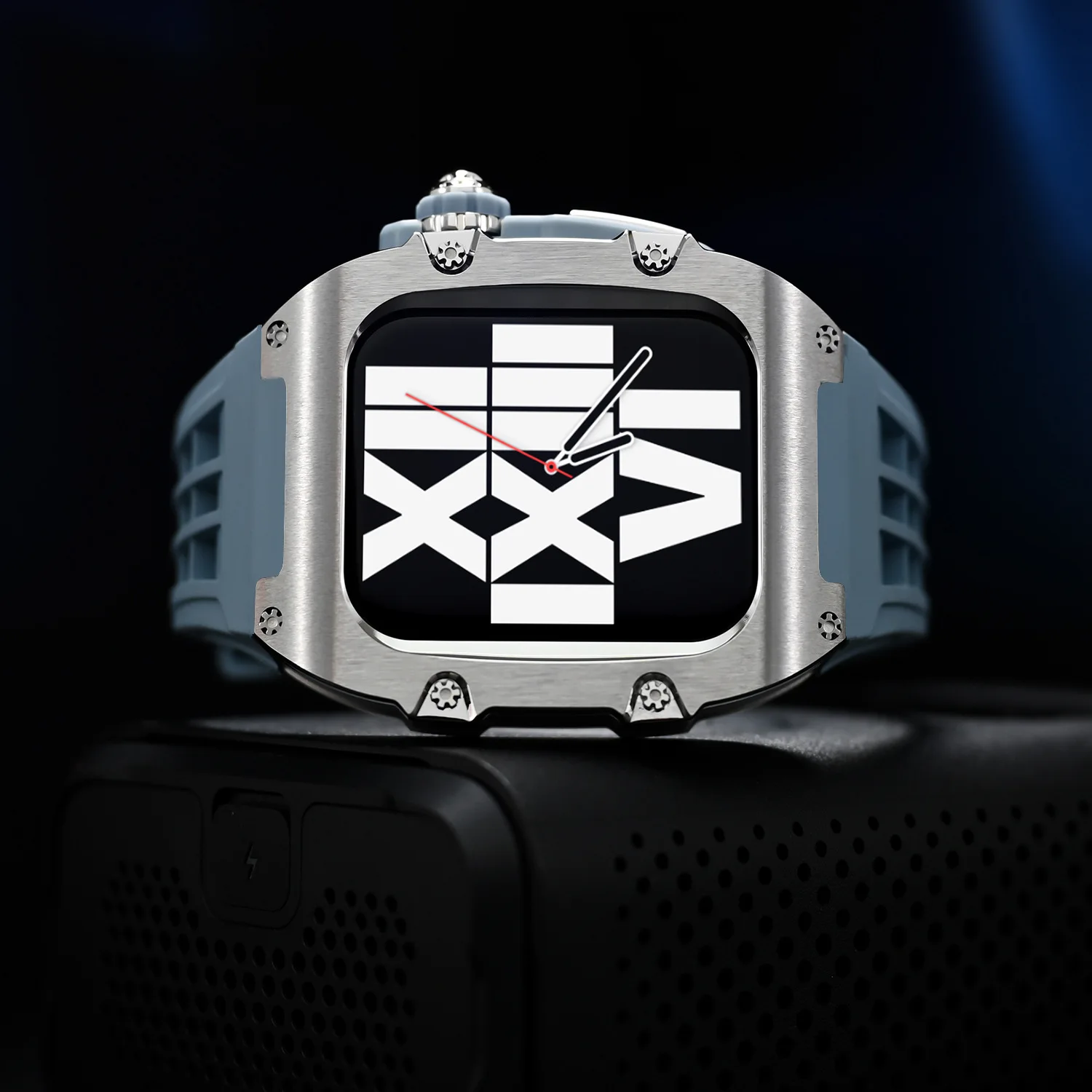 Luxury Transparent Design Watch Case 45mm Silicone Watch Strap ...