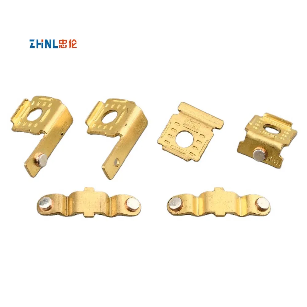 Customized Brass Copper Metal Accessories Electric Contact Stamping ...