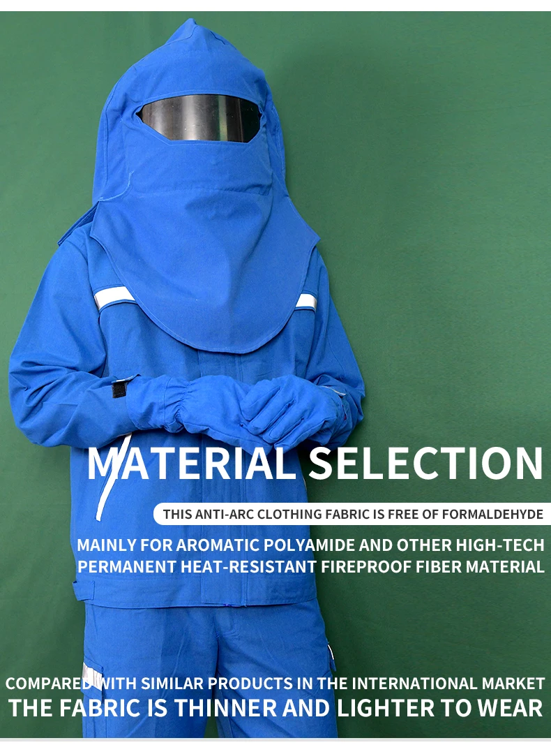 Industrial Electric Arc Protection Clothing Workwear Arc Flash Clothing ...