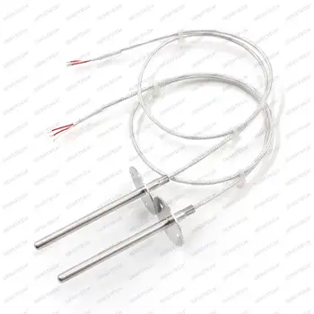 Analog Temperature Sensor Stainless Steel Probe Pt100 Pt1000 Flange Temperature Sensor - Buy Rtd ...
