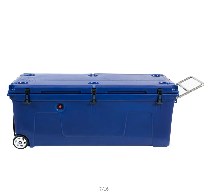 OEM Portable 200L Insulated Cooler Box Large PE Thermal Ice Chest with ...