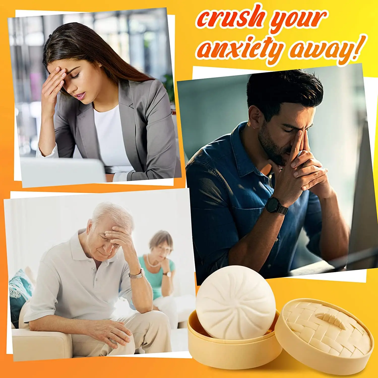 Huiye Adult Fidget Toys - Stress Relief Squeeze Toys