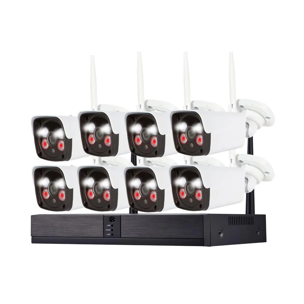 Wesecuu Home Cctv Wireless System 5mp 8ch Smart Wifi Nvr Kit Indoor 8 ...