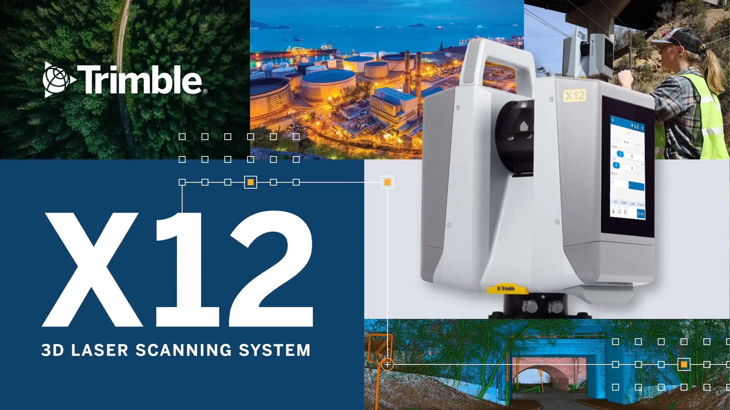 Trimble X12 3D Laser Scanner - Efficient Surveying Tools
