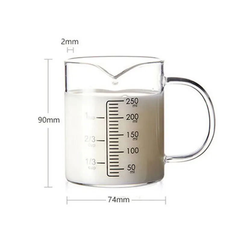 All Models Glass Measuring Jug Scale Marking Cups With Handle - Buy ...