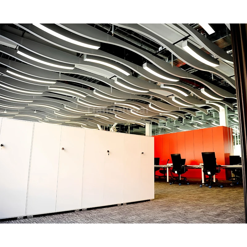 Indoor Ceiling Suspended Ceiling Modern Hall Office Design Tiles False ...