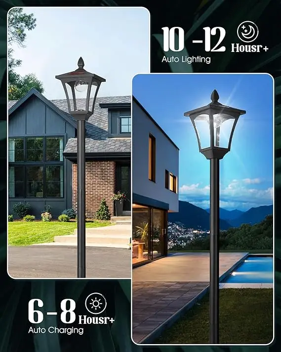 Modern Garden Pathway Outdoor Lighting Pole Waterproof Garden Light LED ...