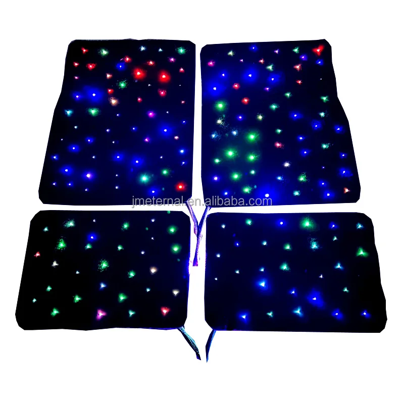 Fabric Custom Fibre Optic Starlight Full Set Car Carpet 4 Pieces ...