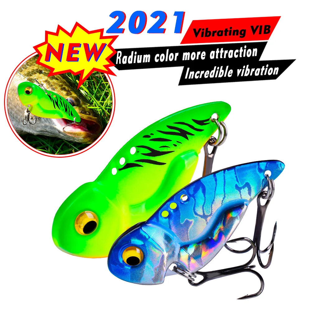 Vibration Sinking VIB Metal Lure 5g 8g 105g 20g Artificial Sinking VIB Fishing Lure Vibe Hard ...