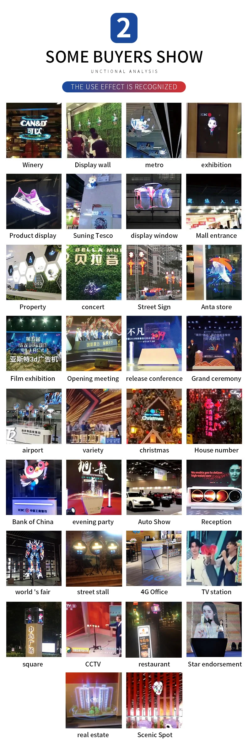 3d Hologram Fan Spinning Hologram 4 Blades 3d Hologram Display Showcase ...