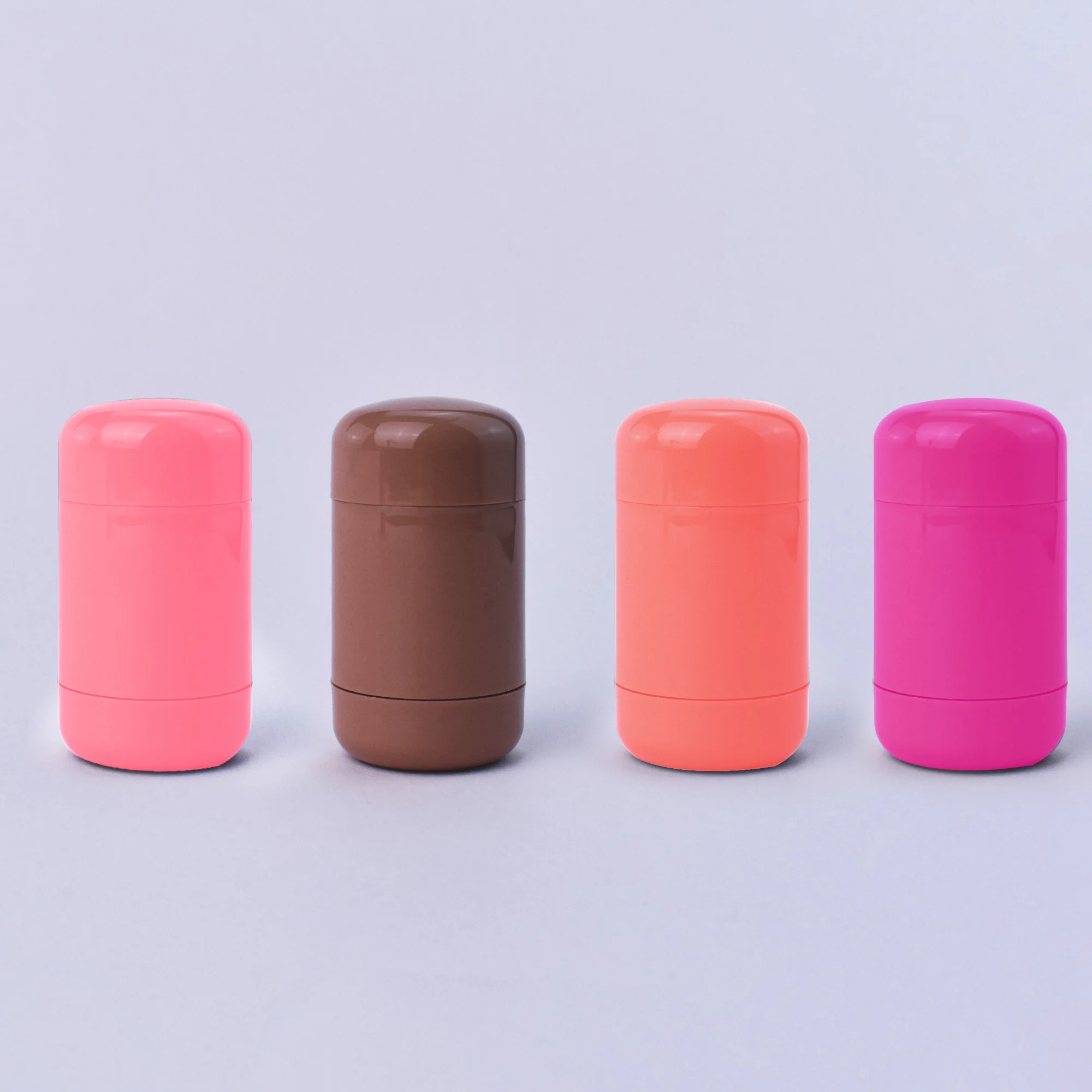 Custom 5.3g Capacity Round Blush Stick Lip Balm Container Empty ...