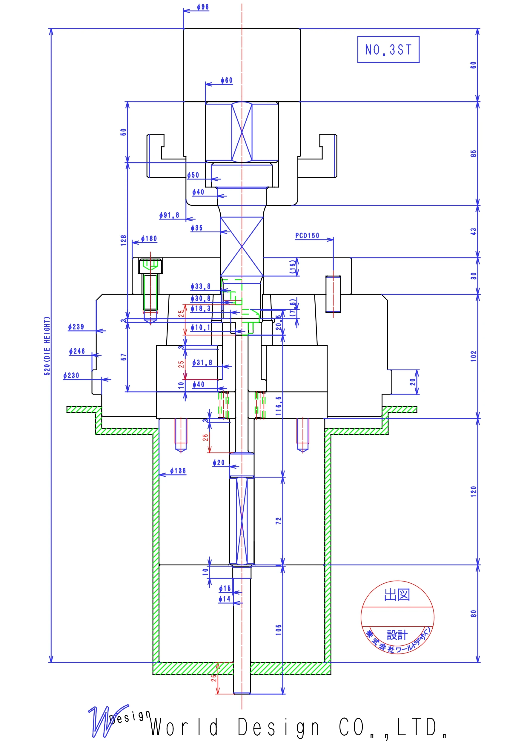 Custom 3D Prototype Steel Molding Design Drawing Die Press Mold Forge ...
