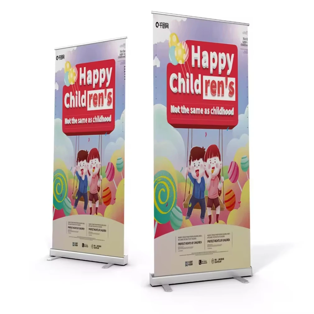 Light Weight Pop up Retractable Banner Display Standee