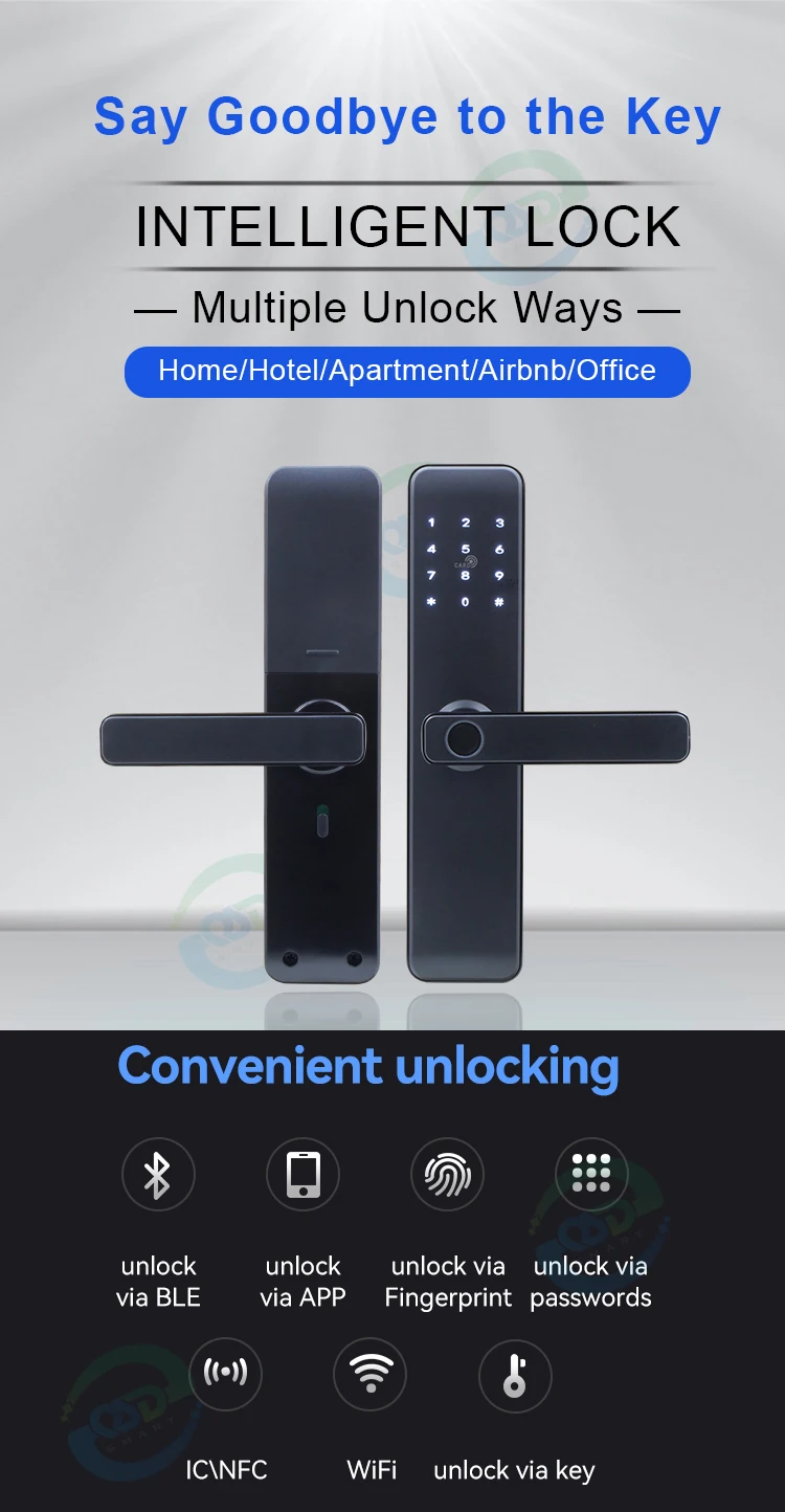 Smart Door Lock with Tuya Ttlock App - Secure & Convenient
