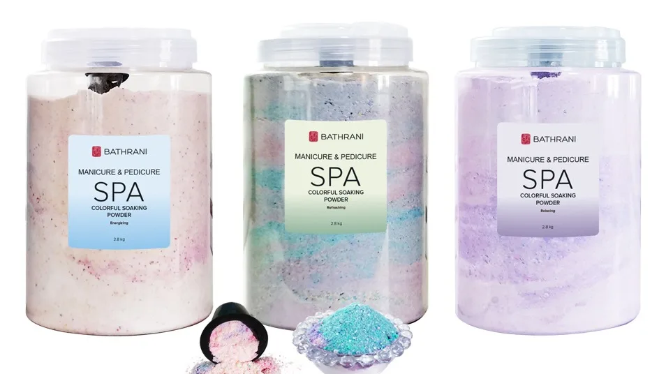 Wholesale Pedicure Foot Soak Softening Bath Powder Colorful Cleaning ...