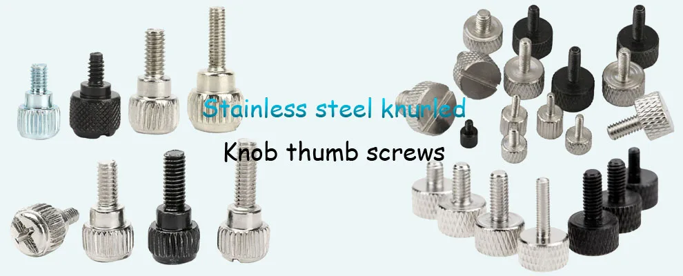 Custom M3 M6 M8 M10 Anodized Aluminum Round Flat Head Knob Stainless Steel Captive Shoulder ...