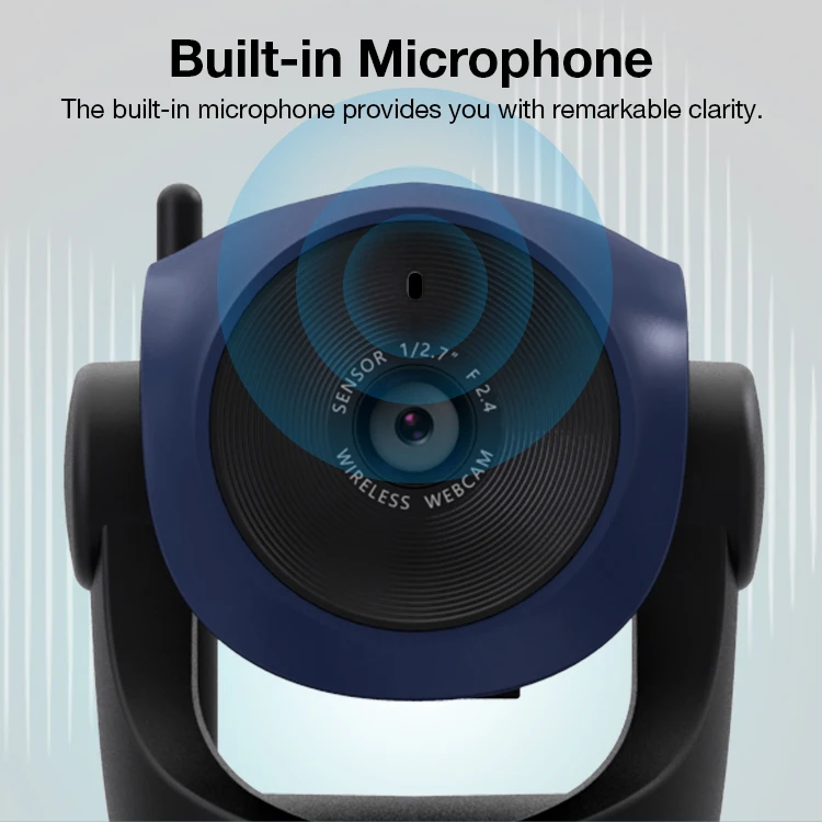 Gsou W31 1080P FHD USB Receiver Distance 20-50M Wireless Webcam