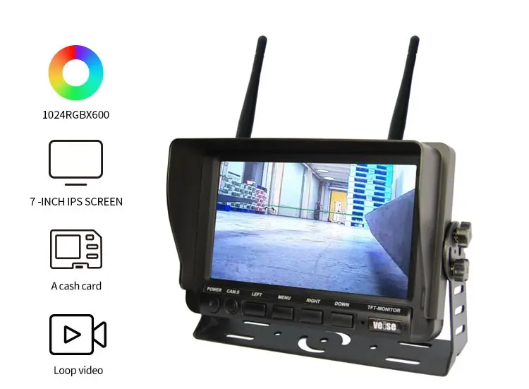 VEISE Wireless Truck Tractor Rear View Camera System
