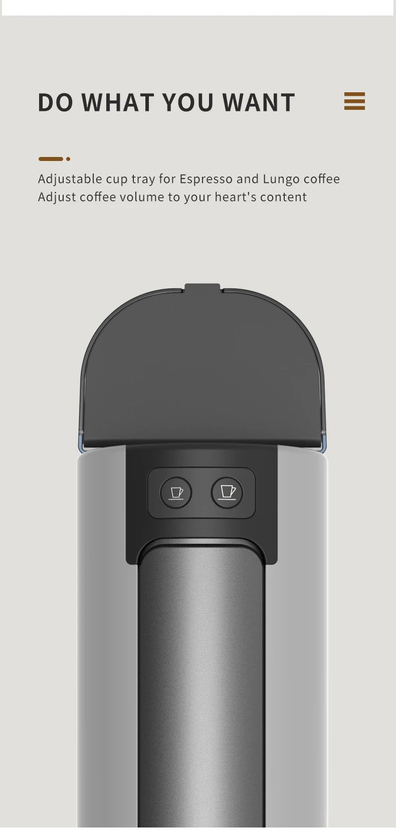 Abs Capsule Coffee Machine Maker Cappuccino Automatic Cheap Price ...