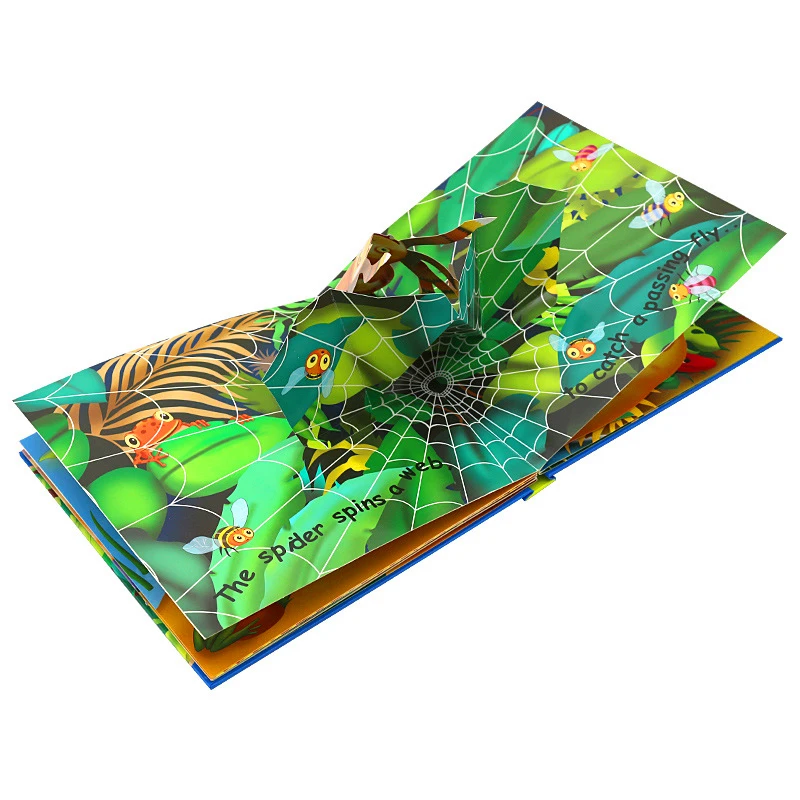 Educational 3d Pop Up Children Book Printing Children's Custom Pop Up ...